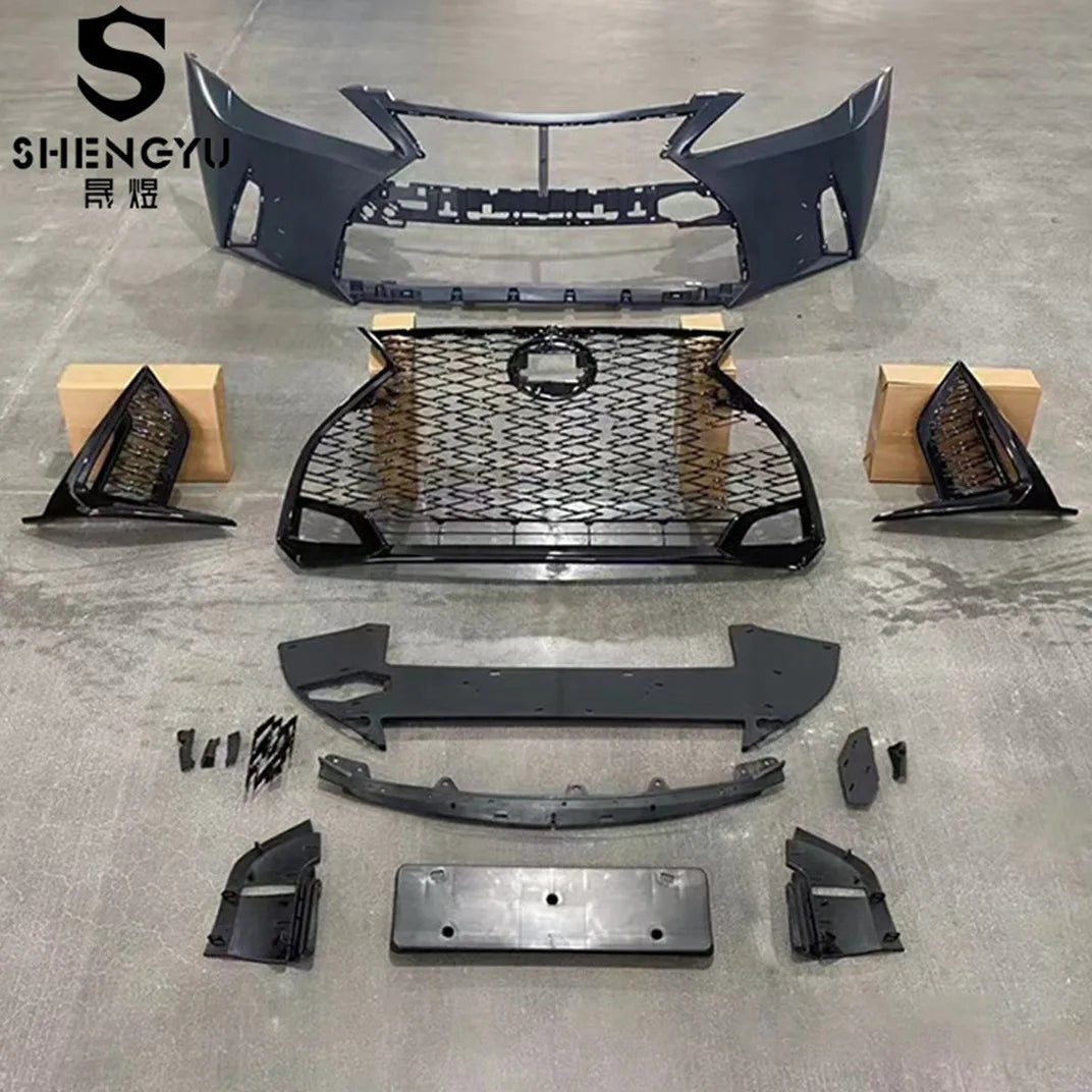 For Lexus IS250 2006-2012 modified to 2021 new style car front bumper ...