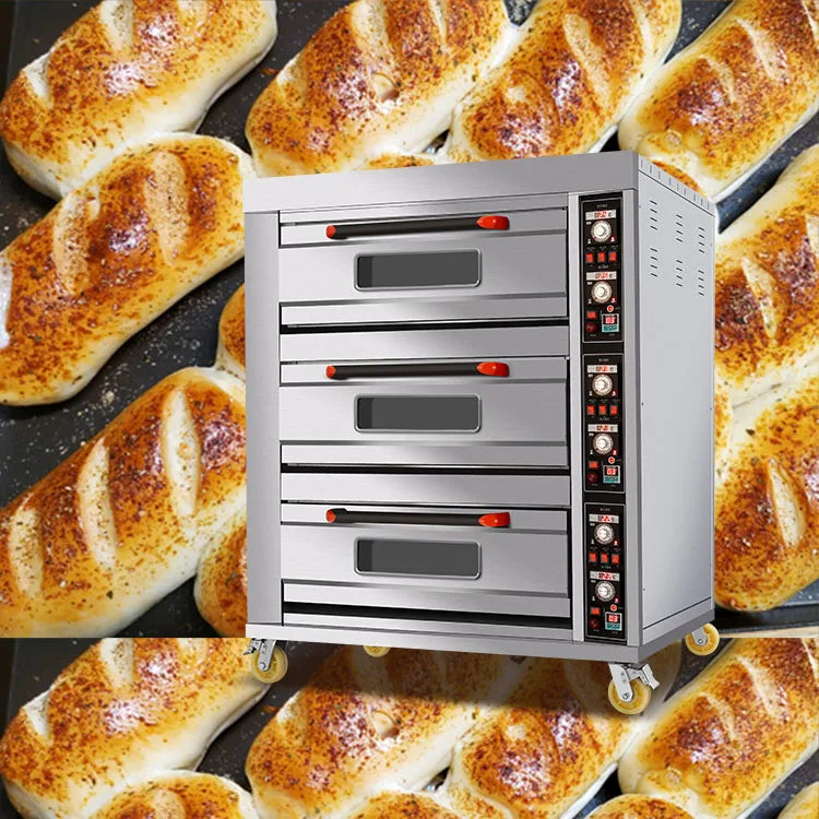 Vigevr Manufacturer Commercial Electric Gas Deck Bread Baking Machine ...