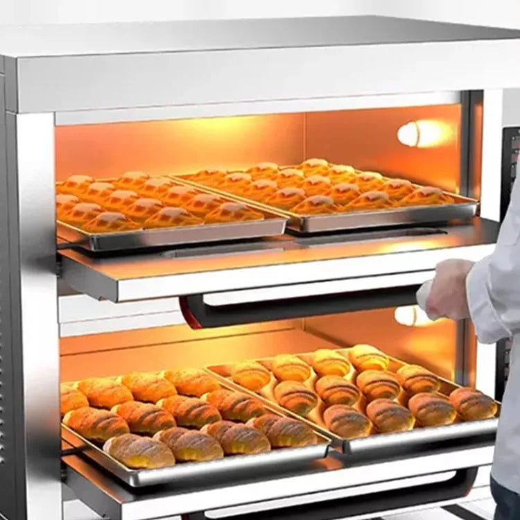 Vigevr Manufacturer Commercial Electric Gas Deck Bread Baking Machine ...