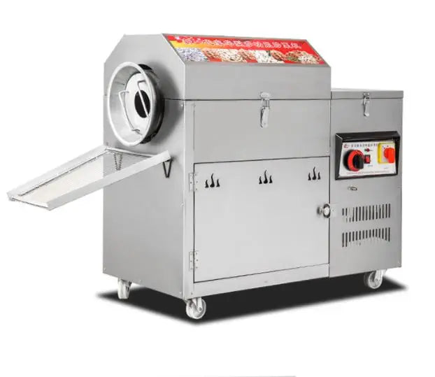 Gas electric two kinds of heating methods chestnut roasting machine co ...